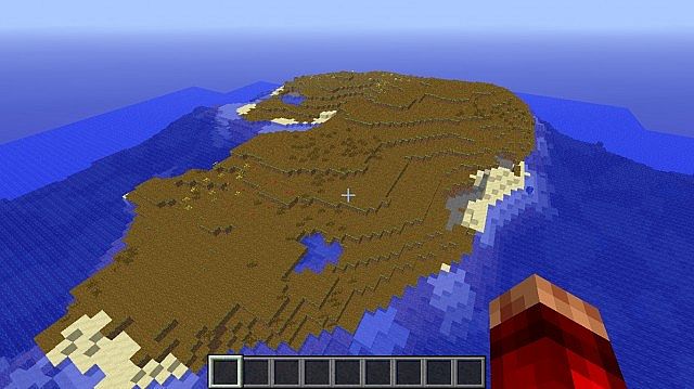 Large Survival Island Minecraft Map