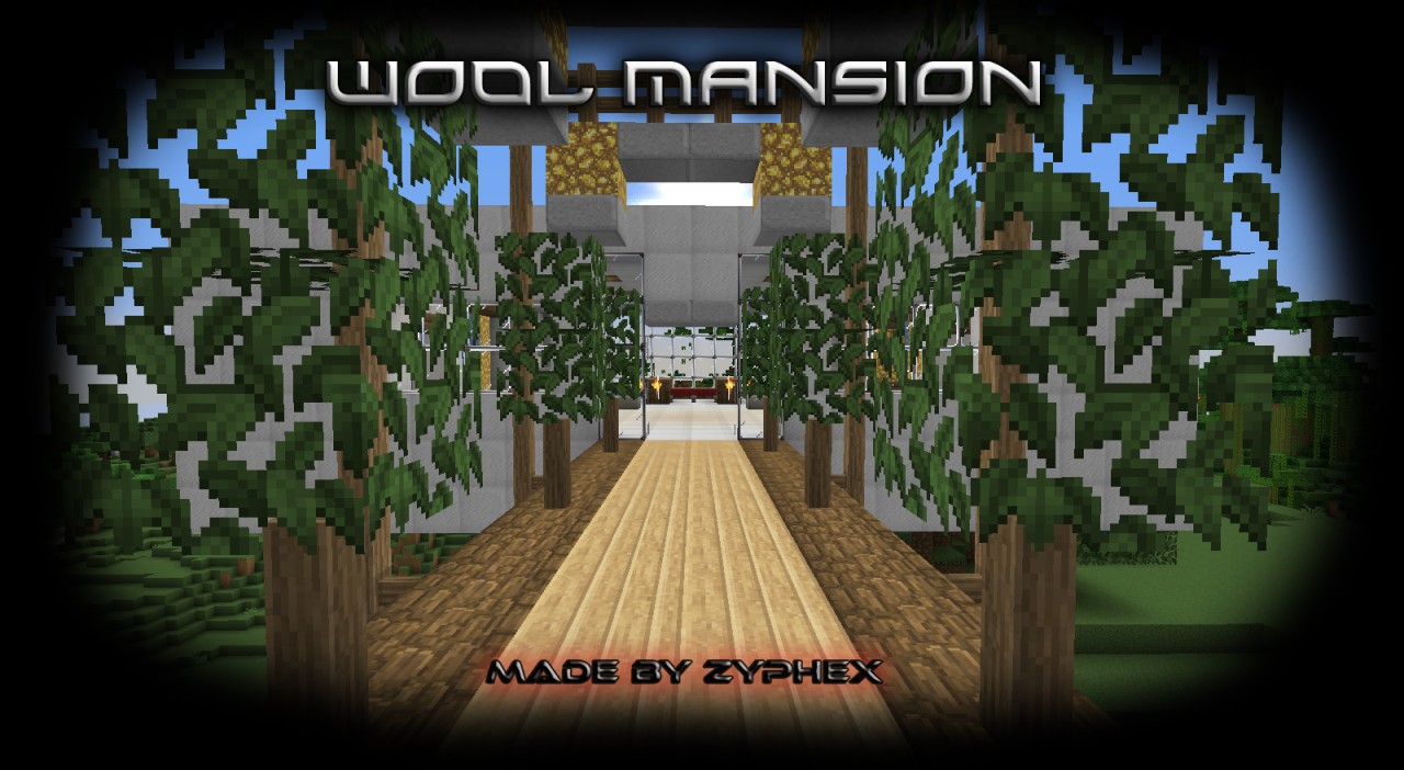 Wool Mansion Minecraft Map