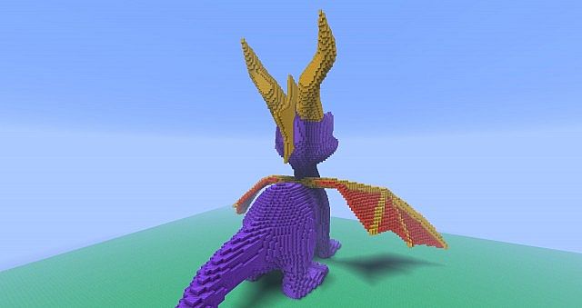 Spyro the Dragon 3D Art Minecraft Map