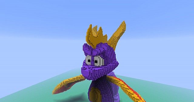 Spyro the Dragon 3D Art Minecraft Map