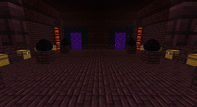 Nether-Brick Castle Minecraft Map