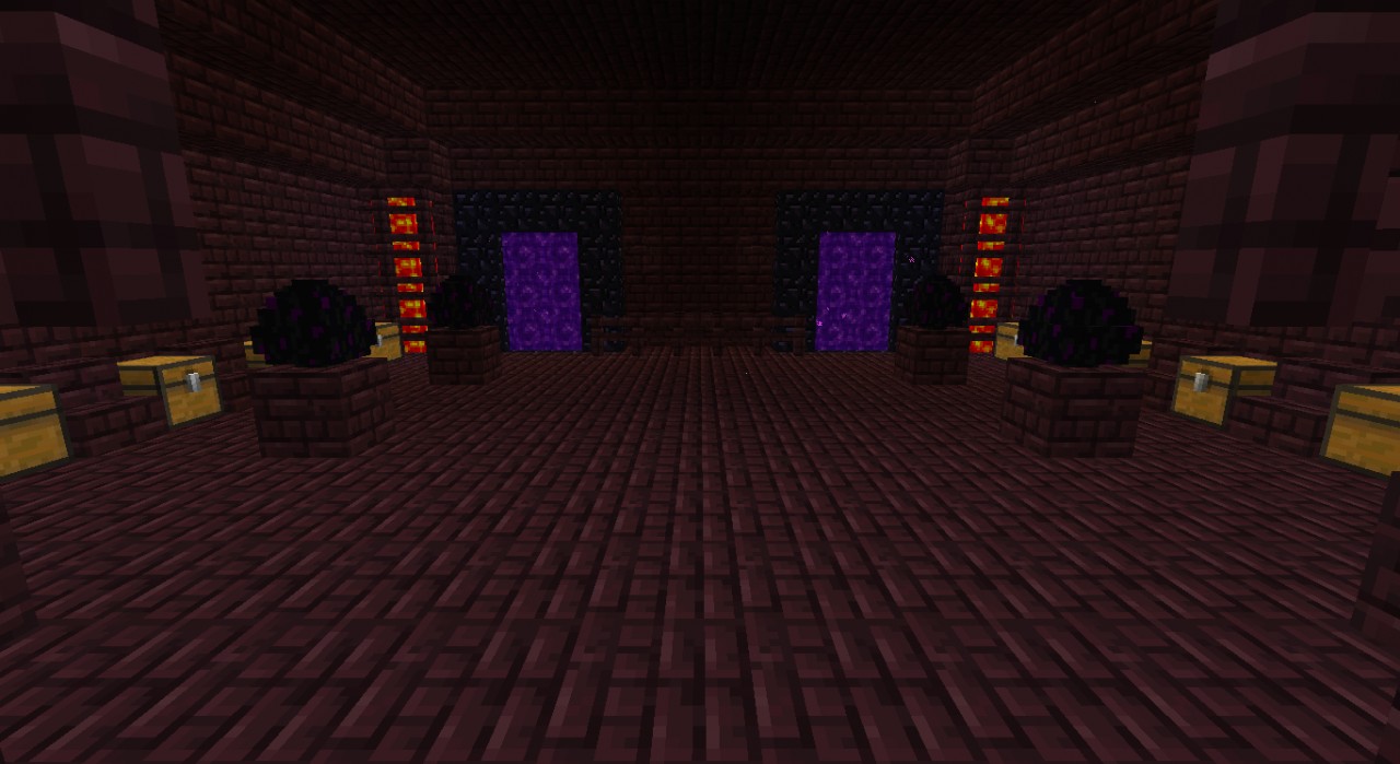 Nether-Brick Castle Minecraft Map