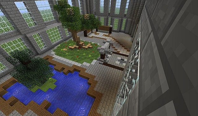 Server Spawn Building Minecraft Map