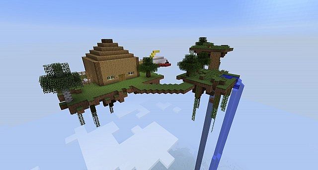Tylerdapwnzer's Floating Island home Minecraft Map