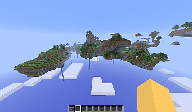 sky demension map Minecraft Map