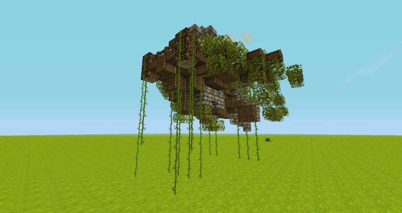 Gherp - The magical flying ship of Destiny and Cabbage Minecraft Map