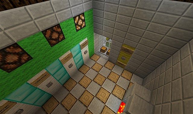 Redstone automated storage system - automatisches Lagersystem Minecraft Map