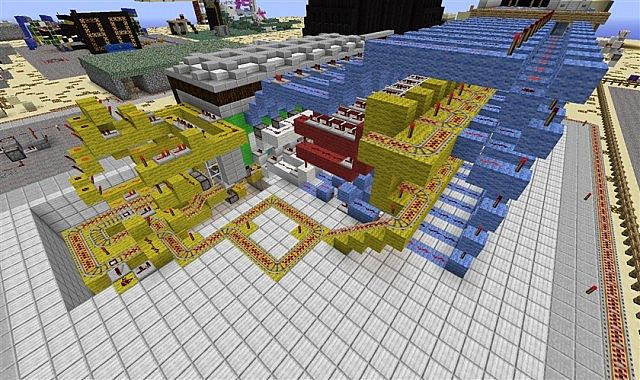 Redstone automated storage system - automatisches Lagersystem Minecraft Map