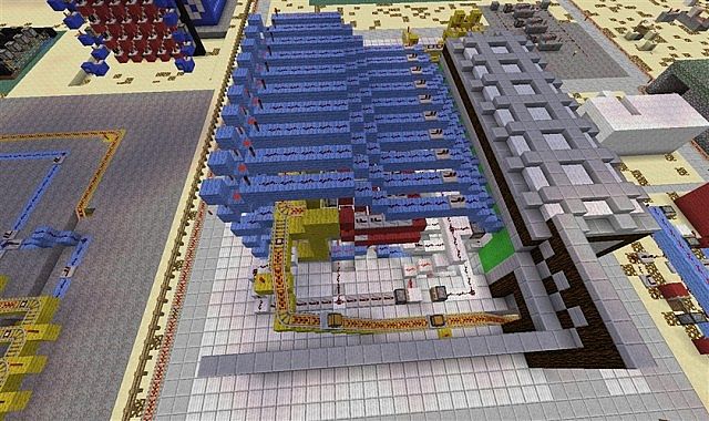 Redstone automated storage system - automatisches Lagersystem Minecraft Map