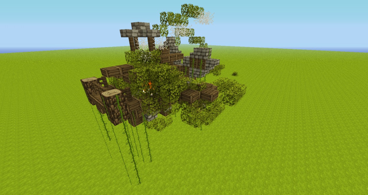 Gherp - The magical flying ship of Destiny and Cabbage Minecraft Map