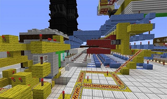 Redstone automated storage system - automatisches Lagersystem Minecraft Map
