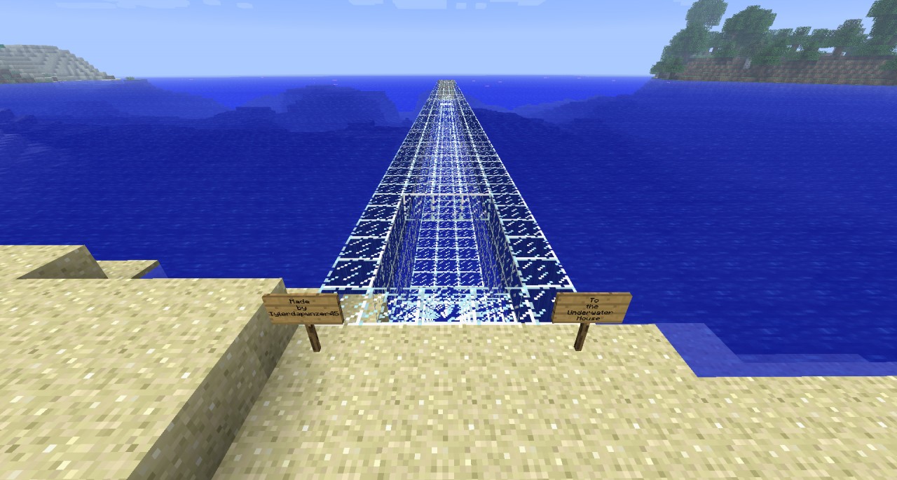 Simple Underwater House Minecraft Map