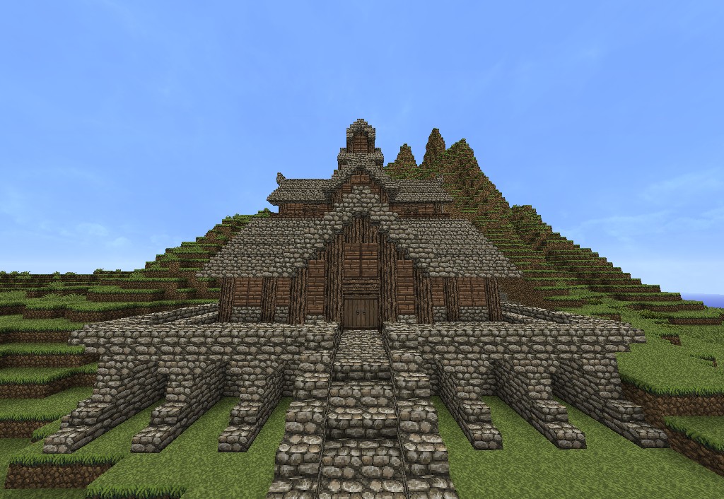 Skyrim Build! Minecraft Map