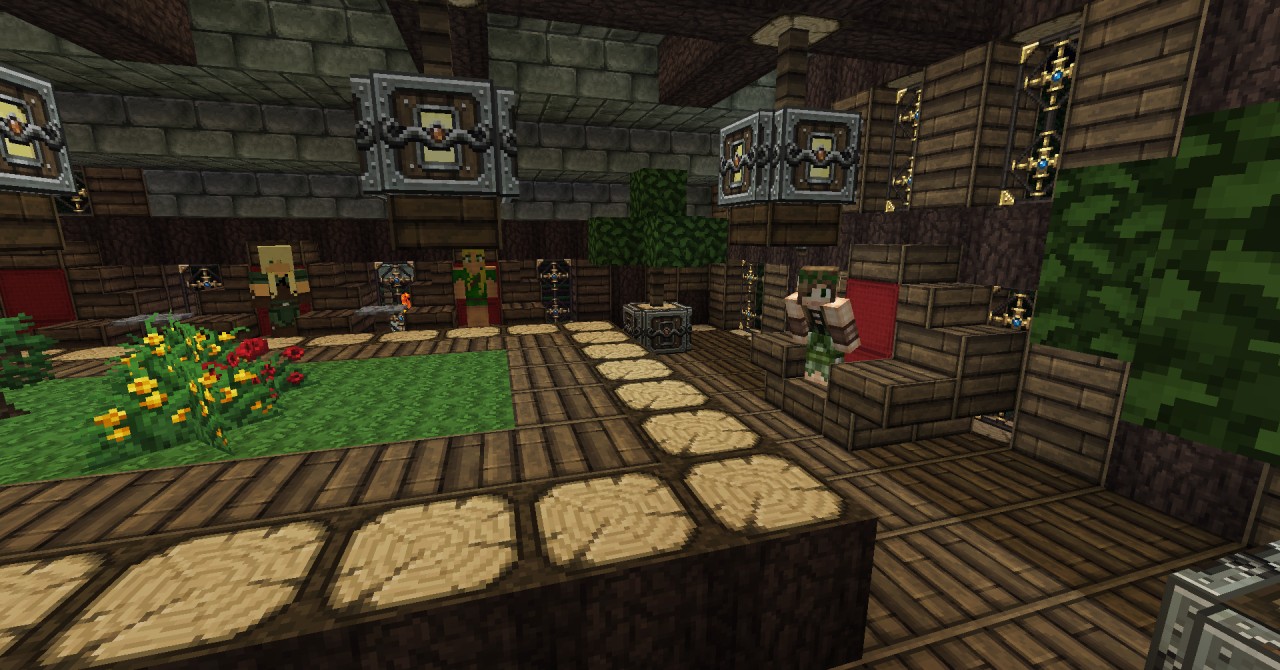 Elven Meeting Hall (request by LivingEntity) Minecraft Map