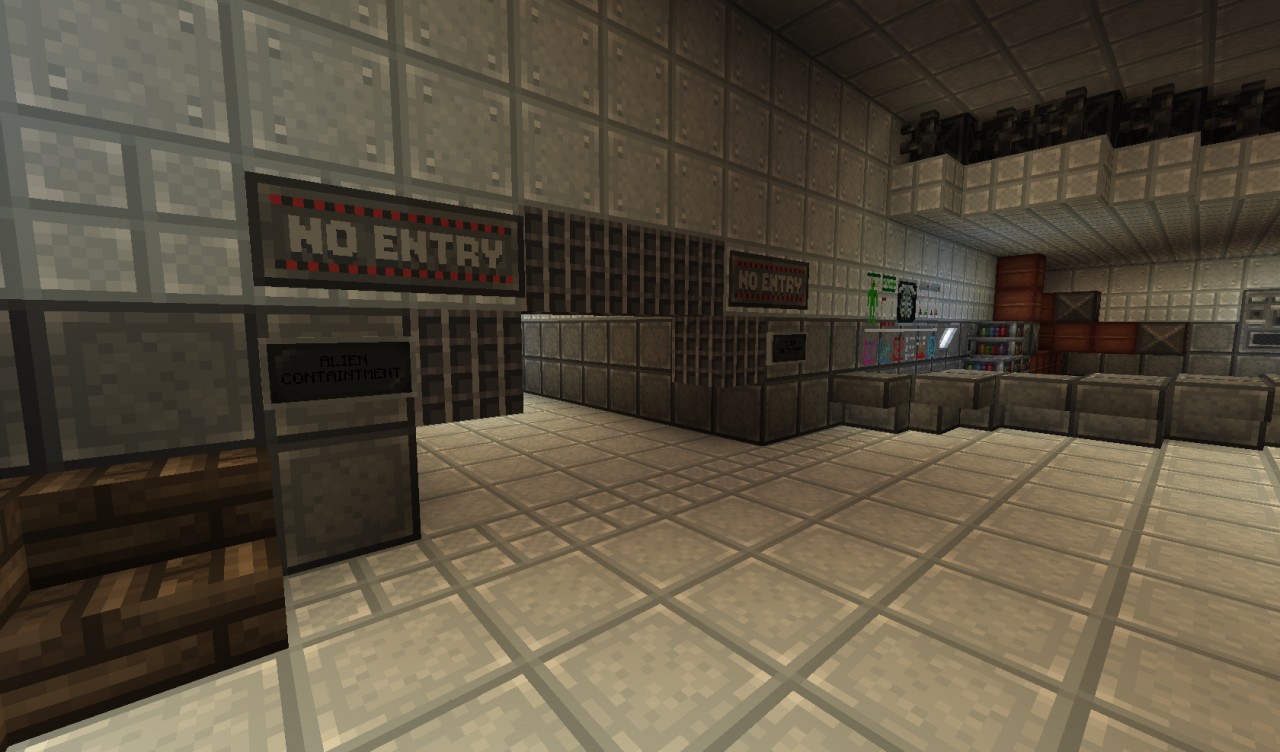 Alien containtment lab By Onslaughted [DOWNLOAD] Minecraft Map