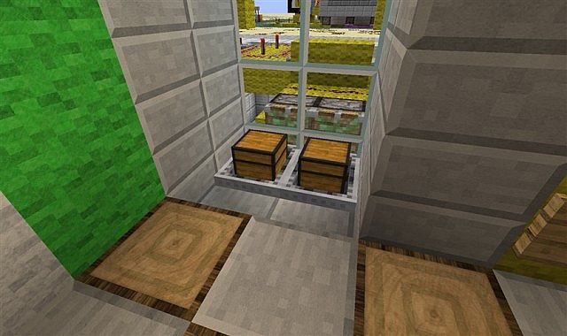 Redstone automated storage system - automatisches Lagersystem Minecraft Map