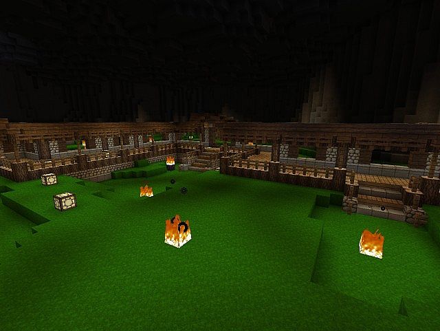 Cave Village Minecraft Map