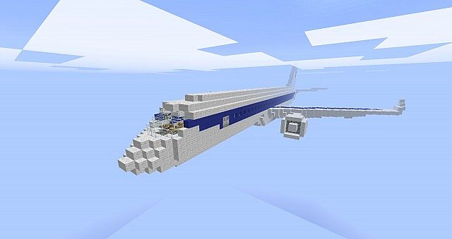 Small luxus plane Minecraft Map
