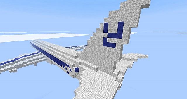 Small luxus plane Minecraft Map