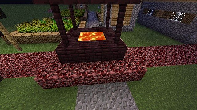 Nether Village Minecraft Map