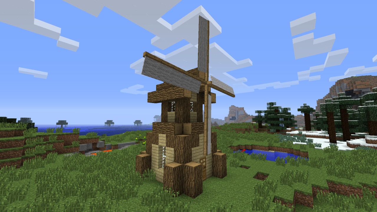 Simple Windmill (BTW) Minecraft Map