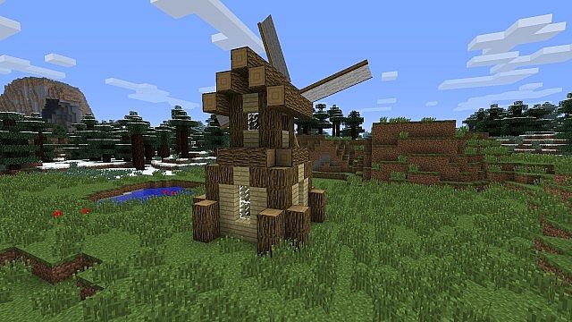 Simple Windmill (BTW) Minecraft Map