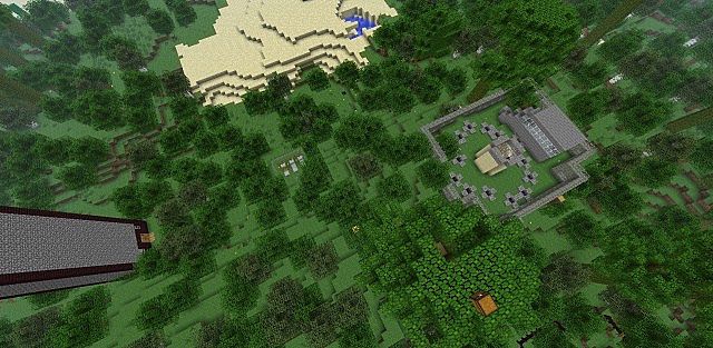 The hunger games Minecraft Map