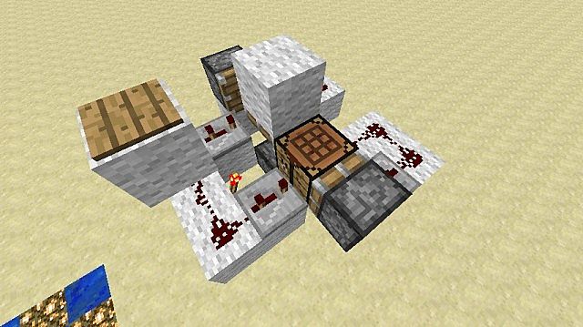 Hidden Crafting Bench Minecraft Map