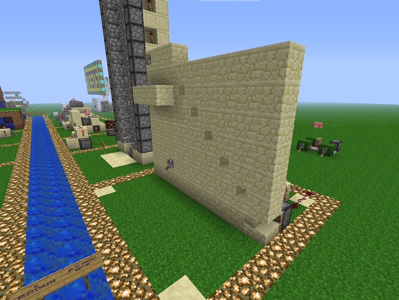 redstone new ( and server ip ) Minecraft Map