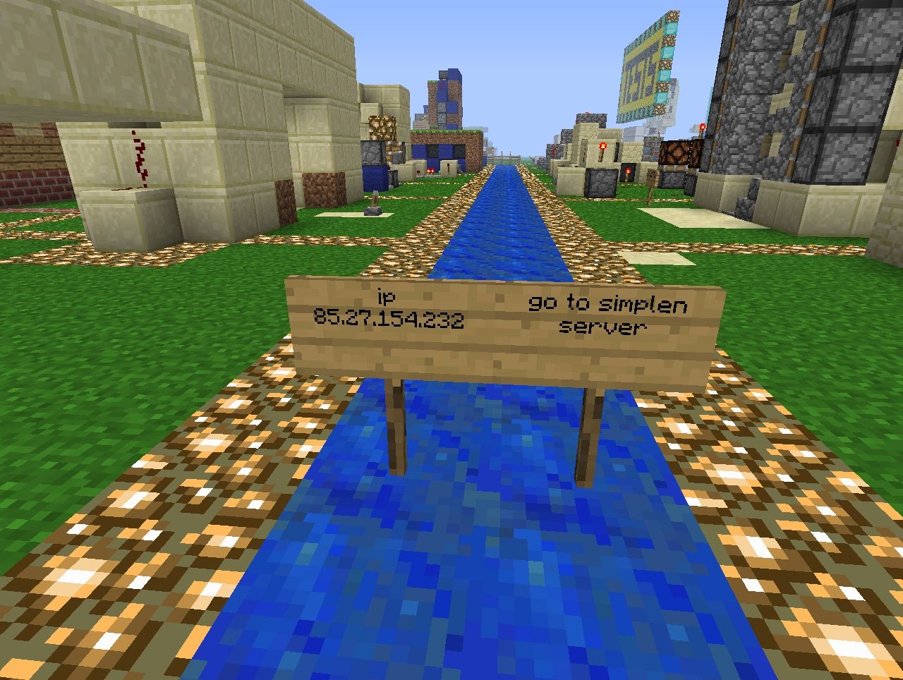 redstone new ( and server ip ) Minecraft Map