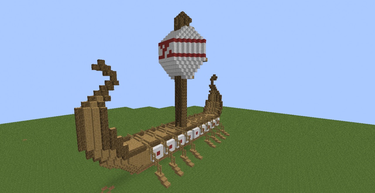 Viking Boat Minecraft Map