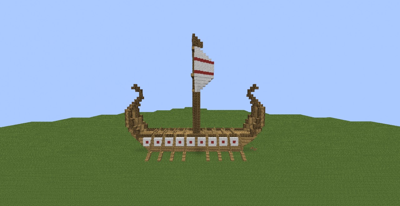 Viking Boat Minecraft Map