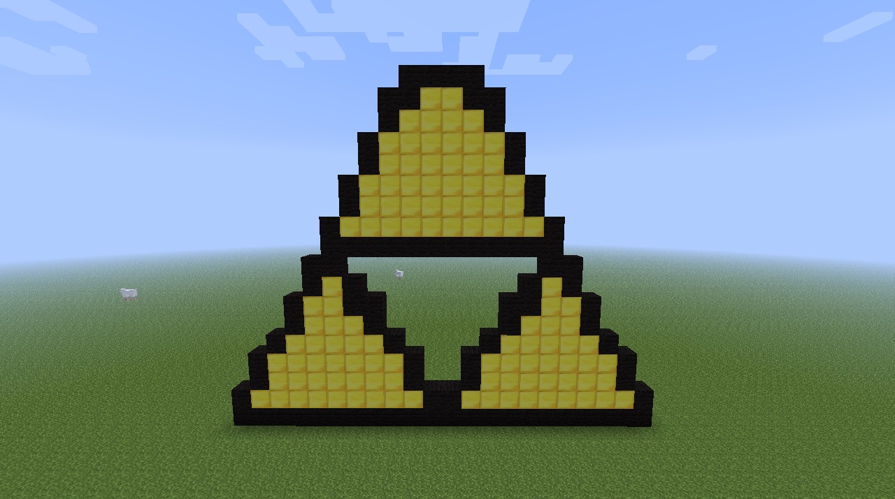 The Triforce from Legend of Zelda Minecraft Project