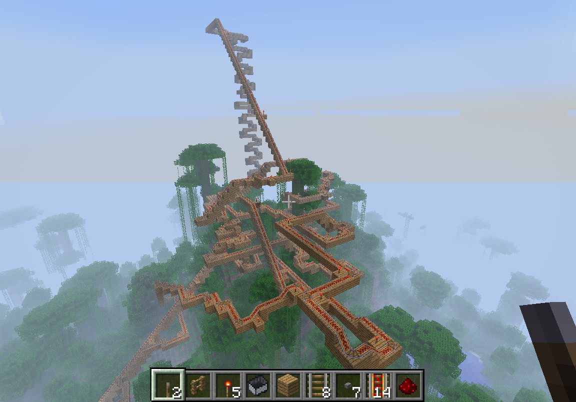 Rollercoaster Minecraft Map