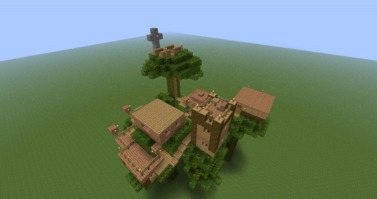Tree_village Minecraft Map