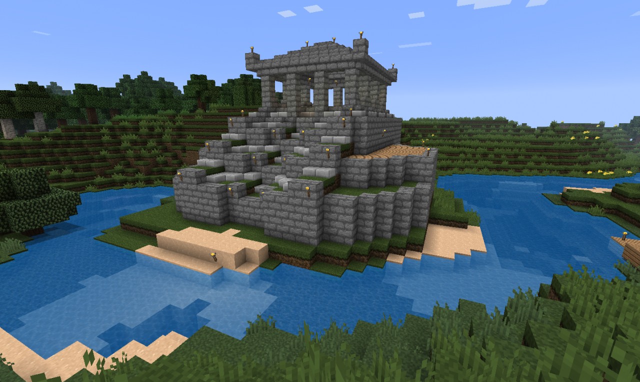 Greek/Japanese Dynasty Building Minecraft Map