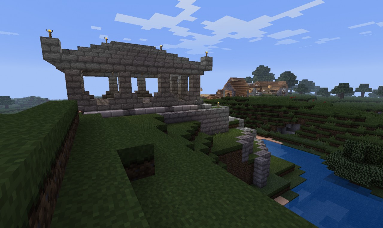 Greek/Japanese Dynasty Building Minecraft Map