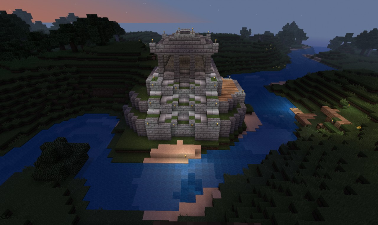Greek/Japanese Dynasty Building Minecraft Map