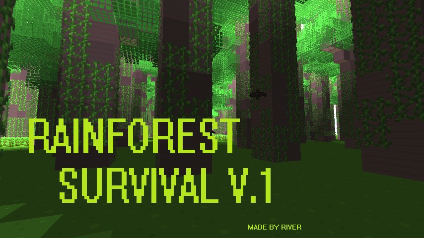 Rainforest survival v.1 Minecraft Map