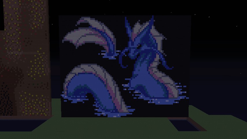 Pixel Art World Minecraft Map