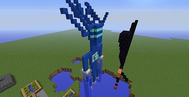 Omega Dark Sonic Vs. Hyper Metal Sonic Minecraft Map