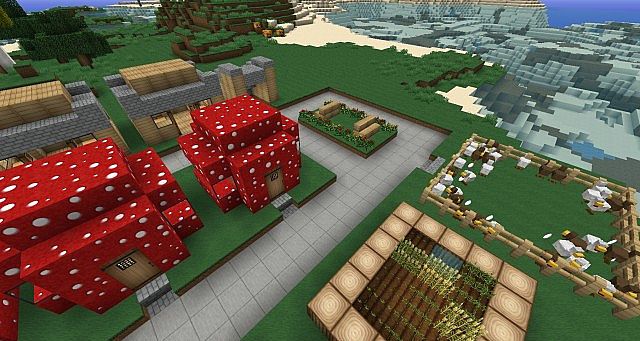Mushroom village♥ Minecraft Map