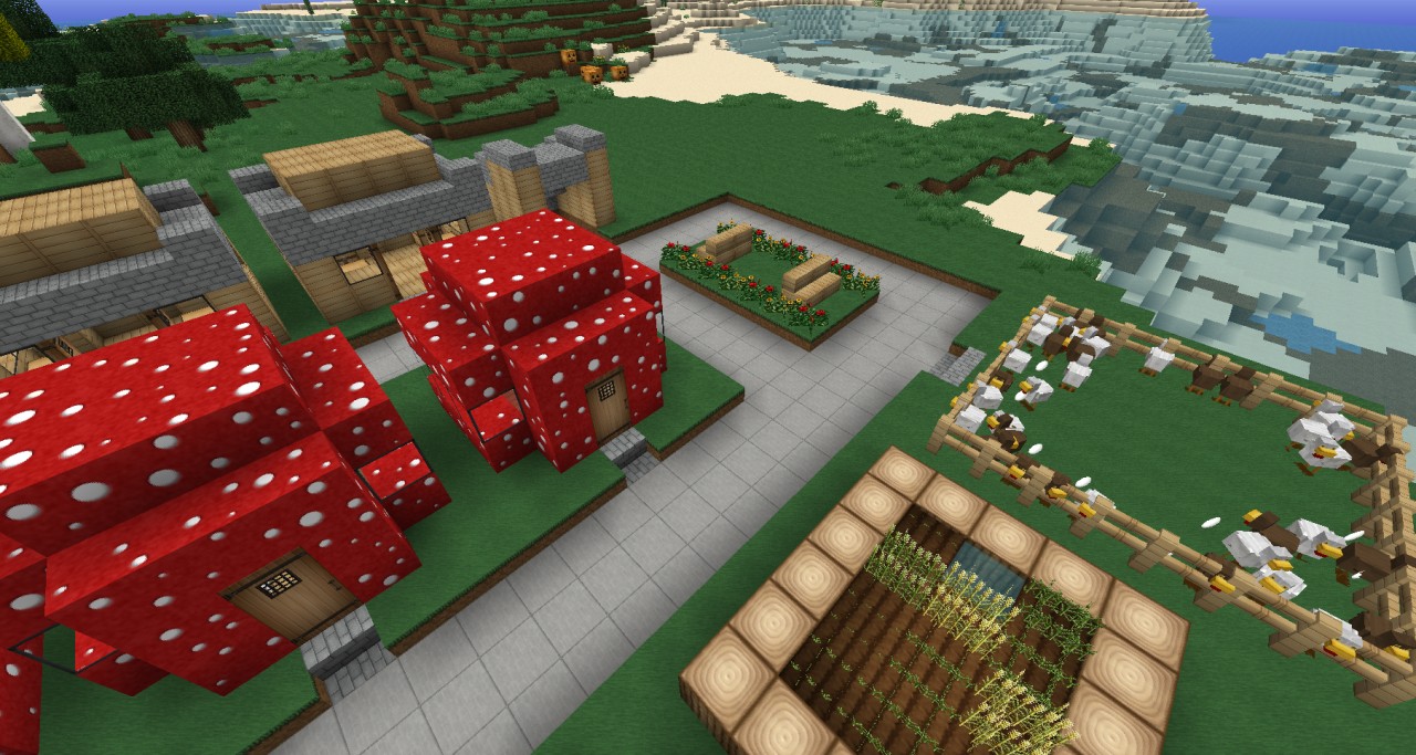 Mushroom village♥ Minecraft Map