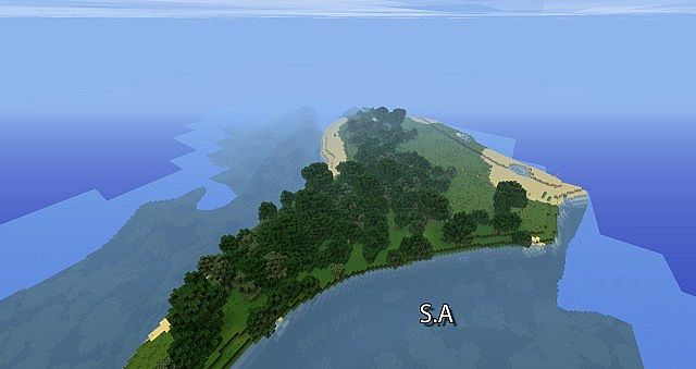 The World! THE WHOLE EARTH SCALED DOWN! Minecraft Map