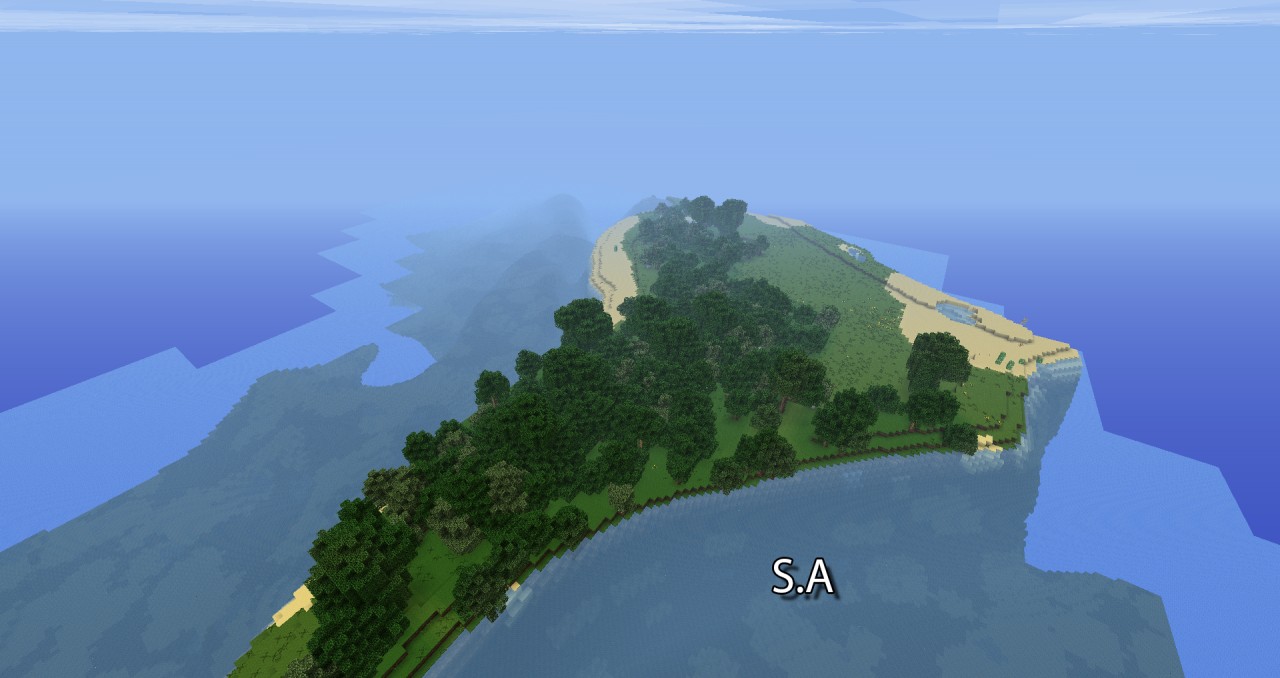 The World! THE WHOLE EARTH SCALED DOWN! Minecraft Map