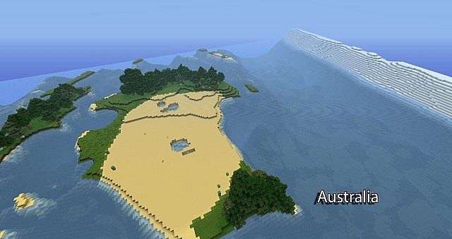 The World! THE WHOLE EARTH SCALED DOWN! Minecraft Map