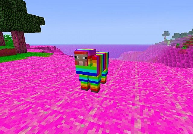 RAINBOW CRAFT!!!!! Minecraft Texture Pack