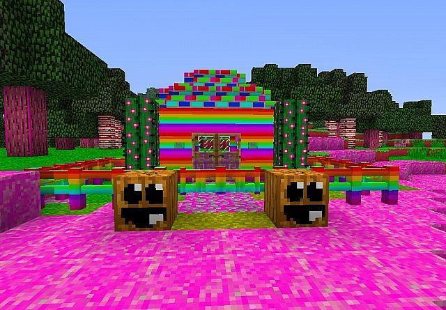 RAINBOW CRAFT!!!!! Minecraft Texture Pack