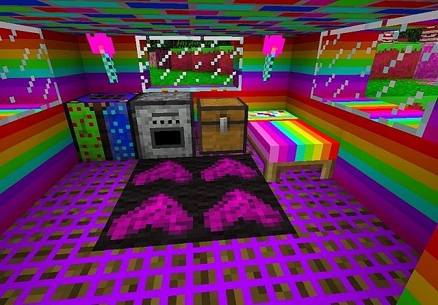 RAINBOW CRAFT!!!!! Minecraft Texture Pack