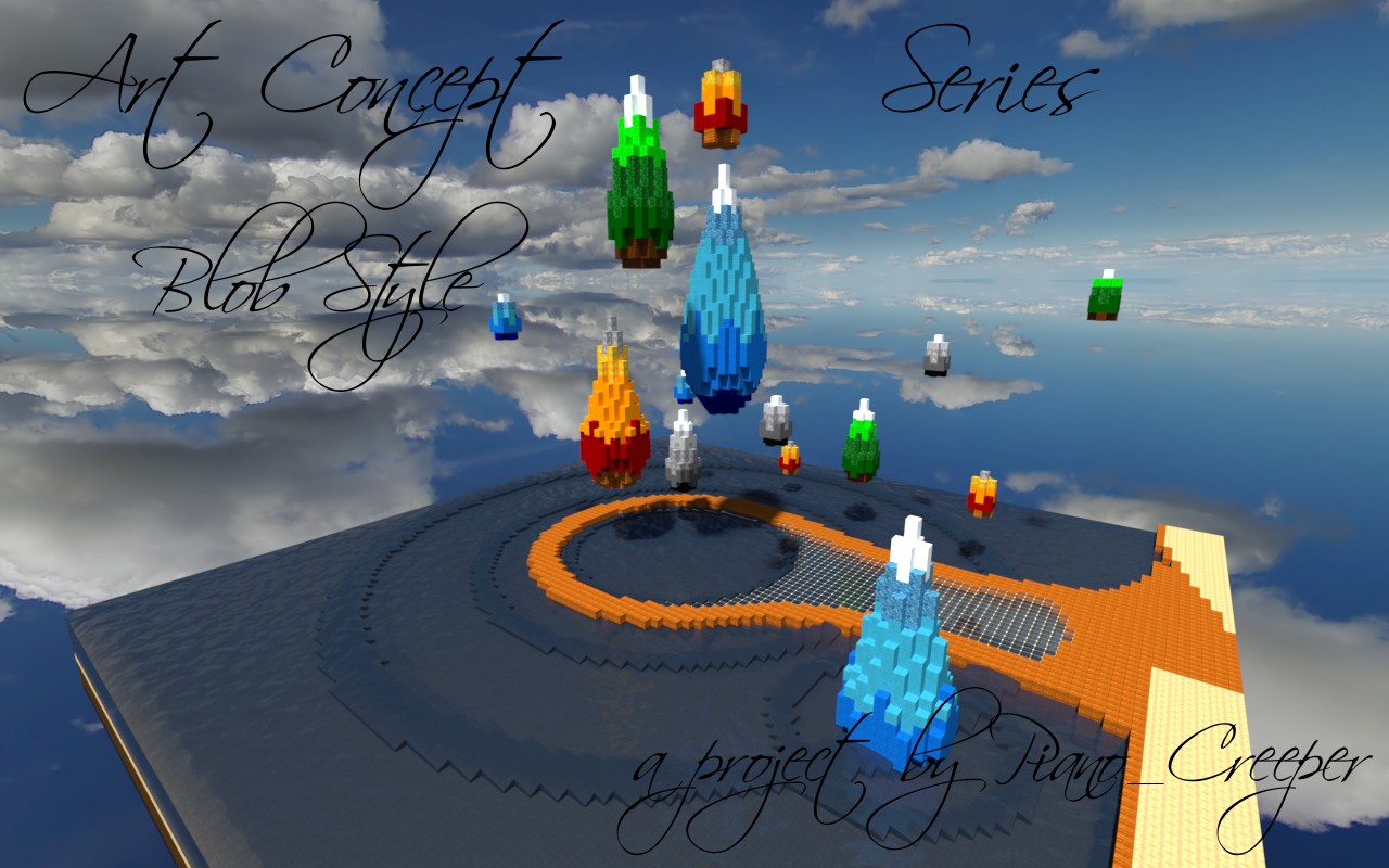 Art Concept Series - Blob Style - 100 Subscriber Special Minecraft Map